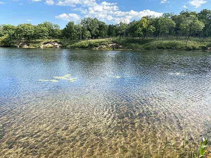 Crystal-clear shallows that make you wonder if someone secretly relocated a tropical paradise here.