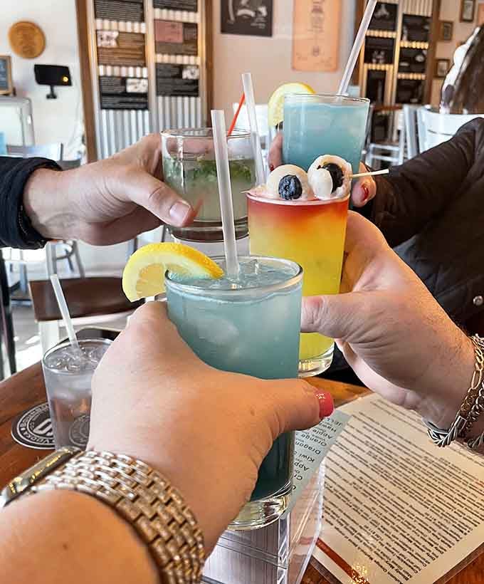 Nothing beats clinking glasses with friends over colorful cocktails that taste as good as they look.