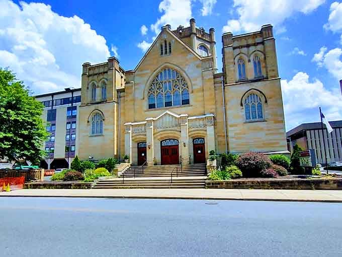 Churches like this remind you that craftsmanship and beauty don't require a Silicon Valley budget to appreciate.