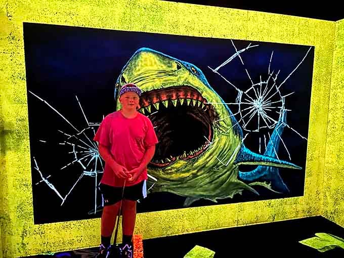 Strike a pose with a shark that makes your dentist appointments seem considerably less intimidating.