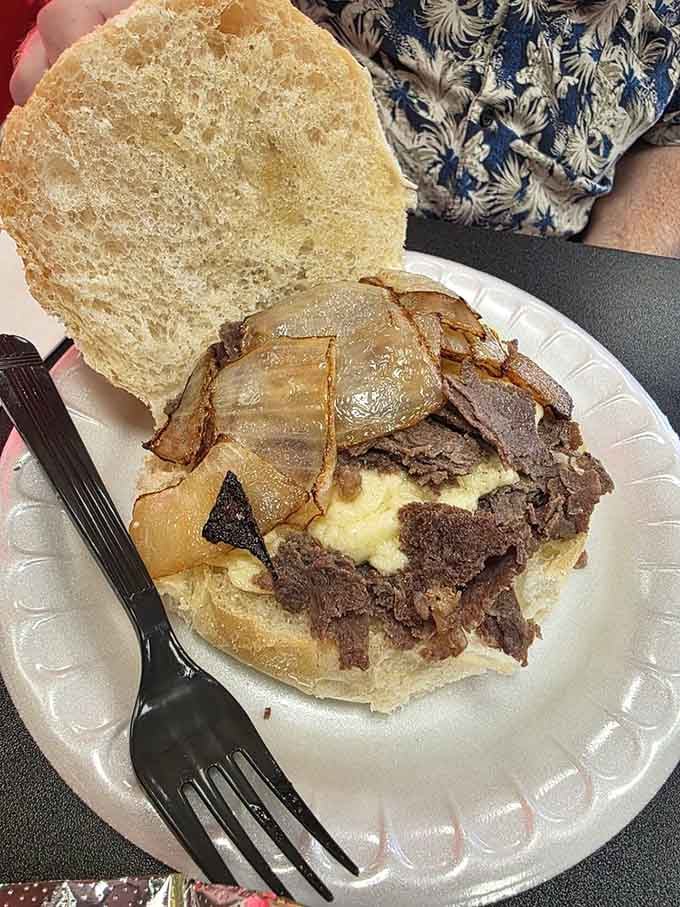 Sometimes you need a steak and cheese that's been loved by steam rather than seared, tender as a grandmother's hug.