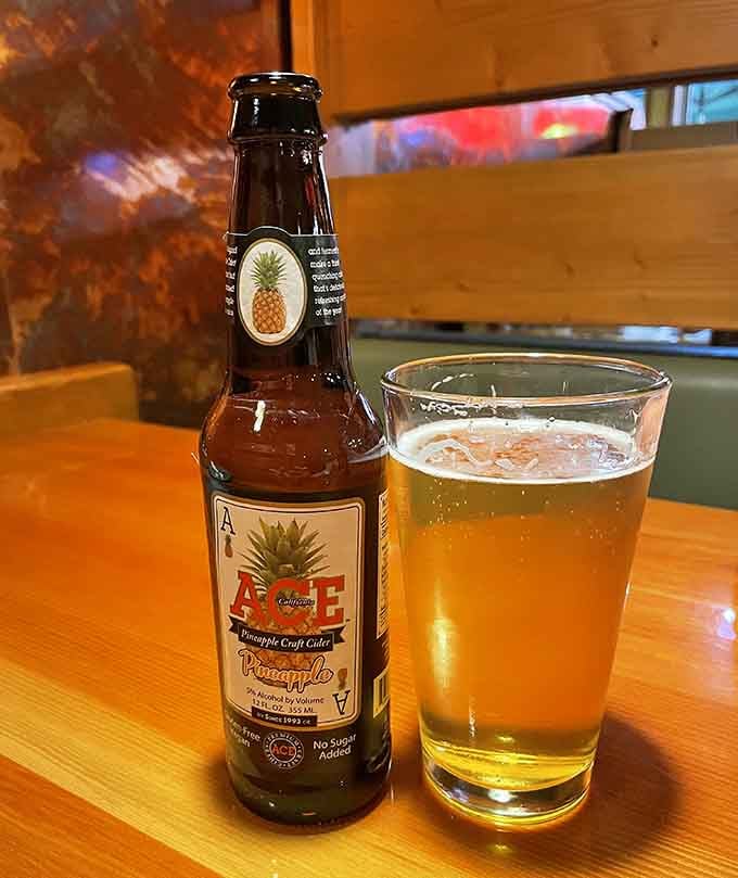 When your cider comes with a pineapple on the label, you know you're in for a tropical escape.