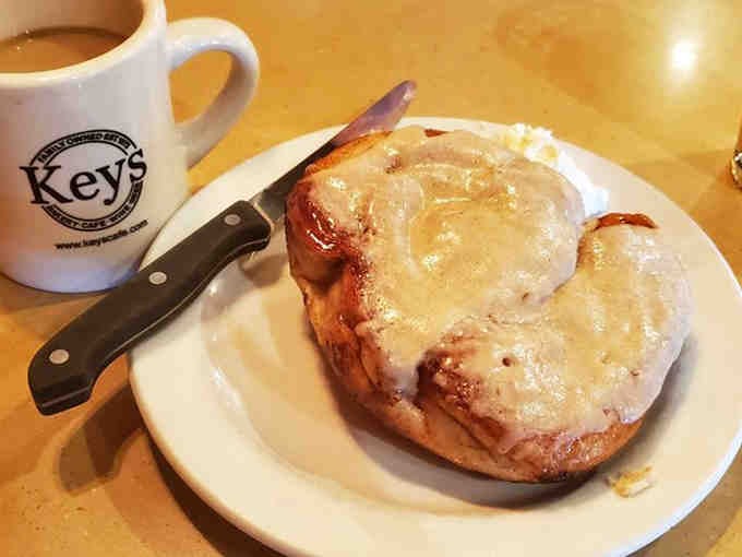 That cinnamon roll isn't just breakfast, it's a full-contact sport requiring strategy and extra napkins.