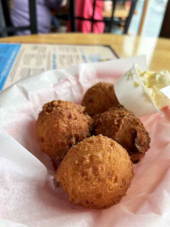 These golden hush puppies are crispy Southern perfection, the kind that disappear faster than your reading glasses.