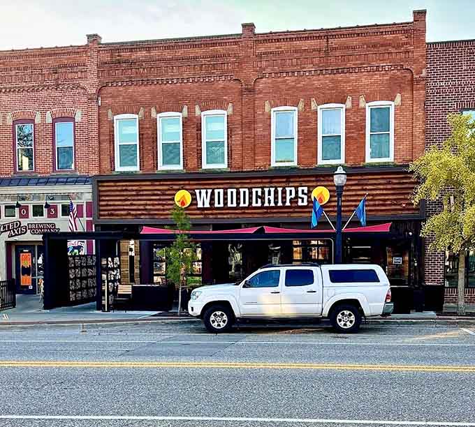 Woodchips BBQ's storefront promises smoked meats that take barbecue seriously without taking themselves too seriously at all.