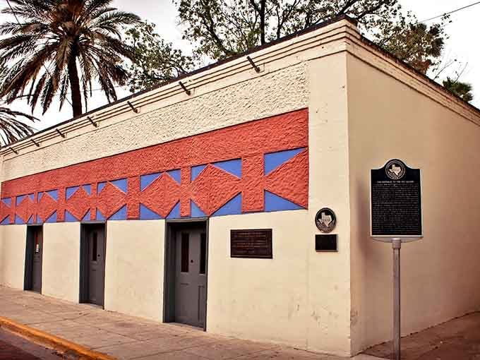 The Republic of the Rio Grande Museum's colorful facade hints at the fascinating stories waiting inside those historic walls.