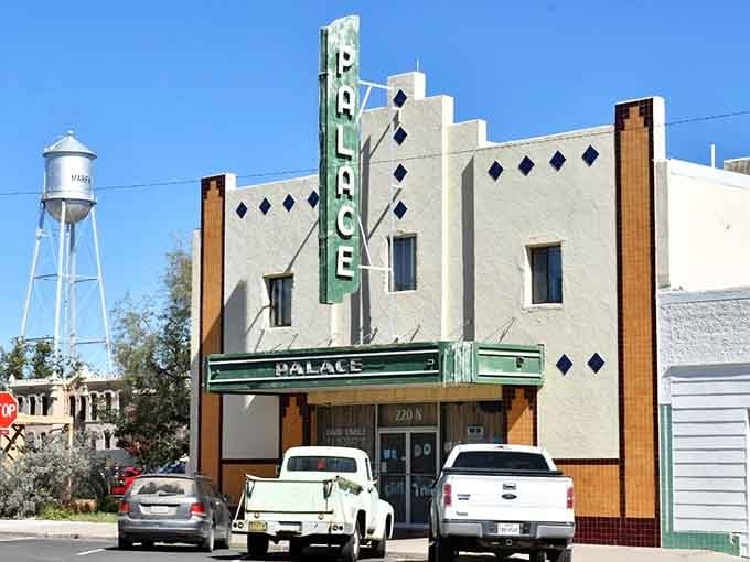 The historic Palace Theater stands as a beautiful reminder that Marfa has always known how to put on a show.