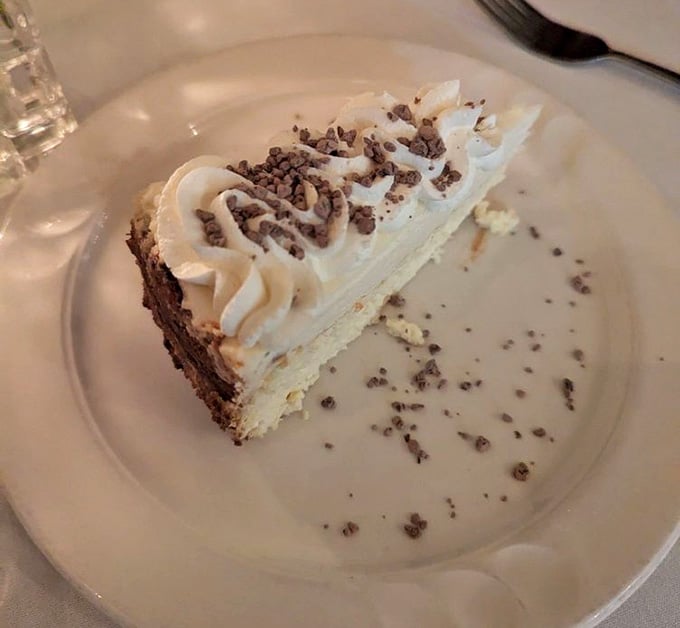 White chocolate cheesecake so pretty you'll Instagram it before devouring every last crumb without shame.