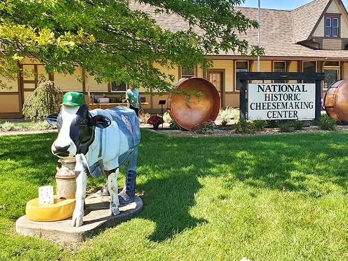 Welcome centers with actual personality, where the cow statue probably gives better directions than your GPS.