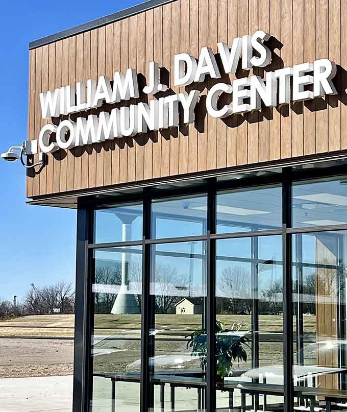 The William J. Davis Community Center stands as a testament to Mount Carroll's commitment to bringing people together in thoughtfully designed spaces.