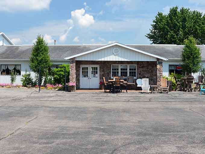 This furniture showroom stretches endlessly with handcrafted pieces that'll outlast your grandchildren, no assembly required whatsoever.