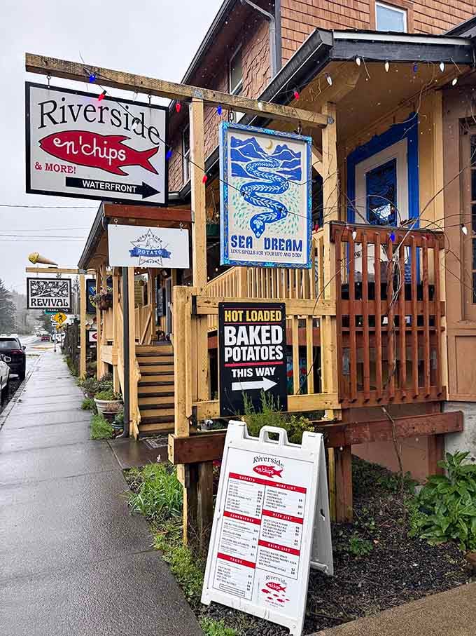 Riverside Fish n' Chips delivers fresh seafood with waterfront views that enhance every crispy bite.