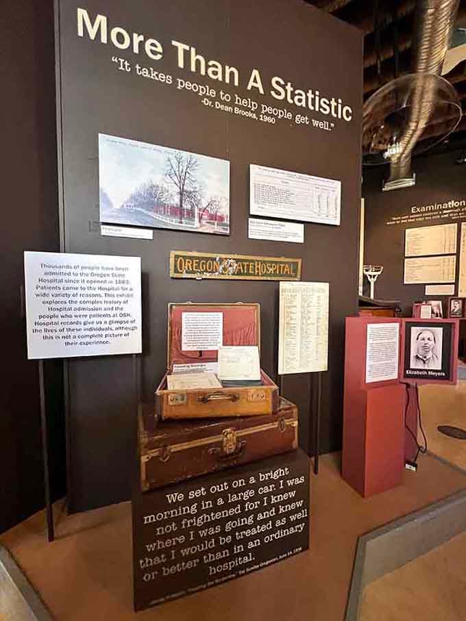 Vintage suitcases and hospital memorabilia reveal the deeply personal stories behind cold medical case numbers.