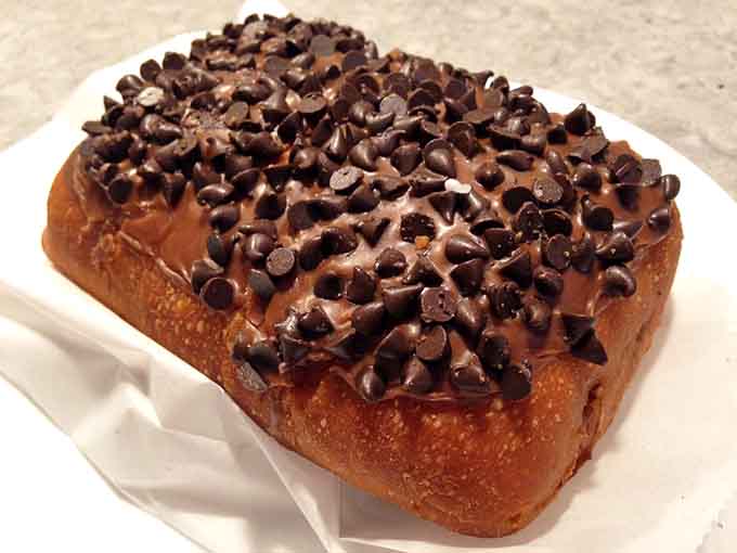 That chocolate chip bar is basically a brownie's cooler, more confident cousin who knows exactly what it's doing.