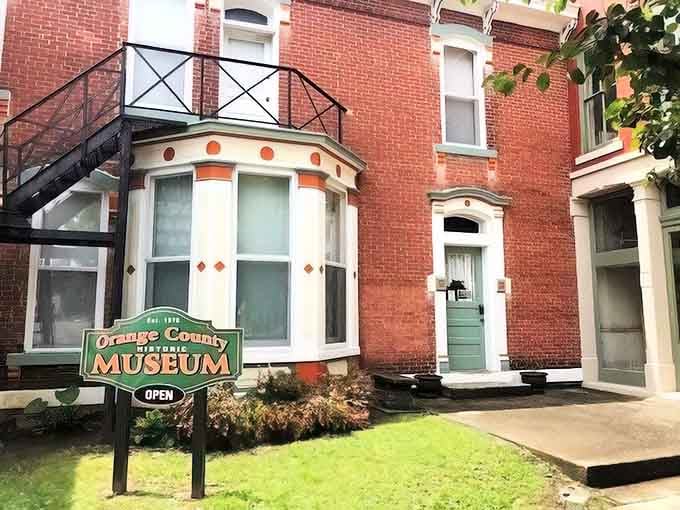 The Orange County Museum preserves local history in a building that's practically a museum piece itself, beautifully maintained.