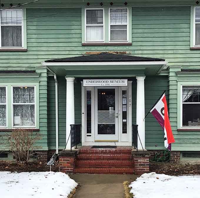 The Underwood Museum preserves local history in a building that's charming enough to make you actually want to learn something.