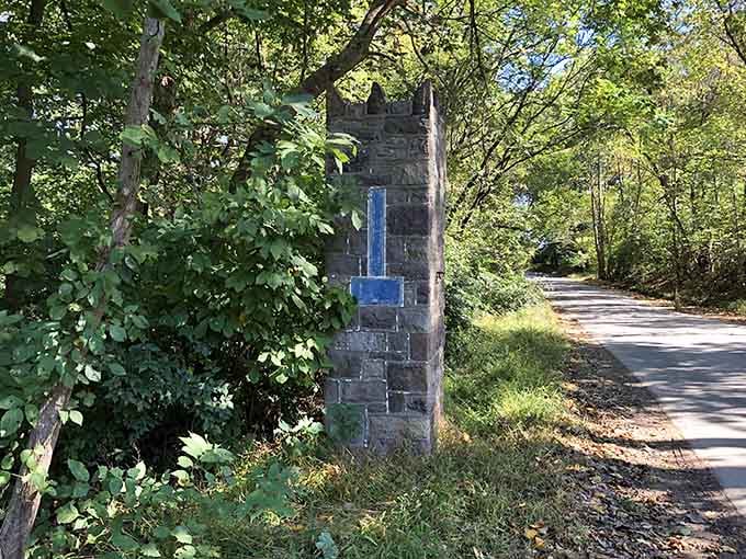 Tree-lined paths wind through the property, making it easy to forget you're walking through history.