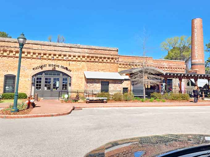 Pinehurst Brewing Company's historic brick building houses craft beers worth raising a glass to any afternoon or evening.