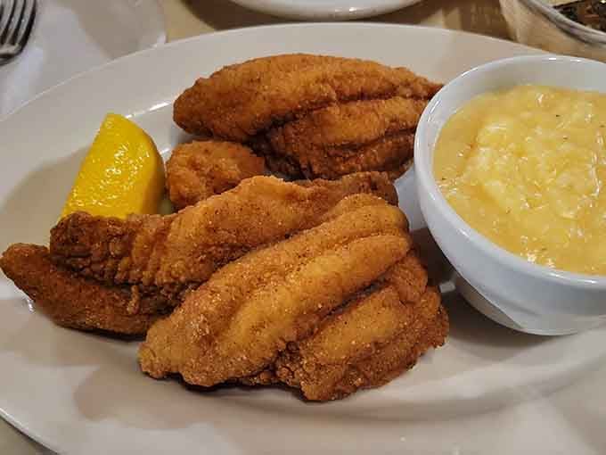 Golden, crispy catfish that proves Southern cooking is an art form worth celebrating with every crunchy bite.