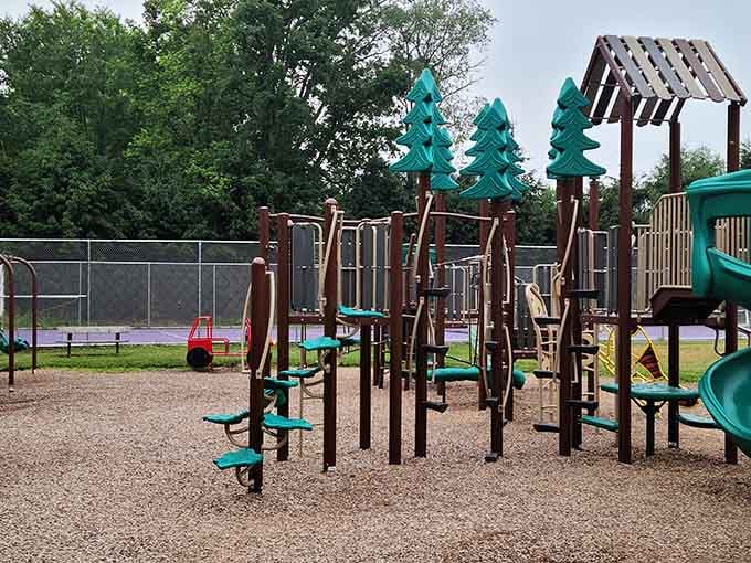 This playground offers kids a chance to burn energy while parents enjoy Punxsutawney's fresh air.