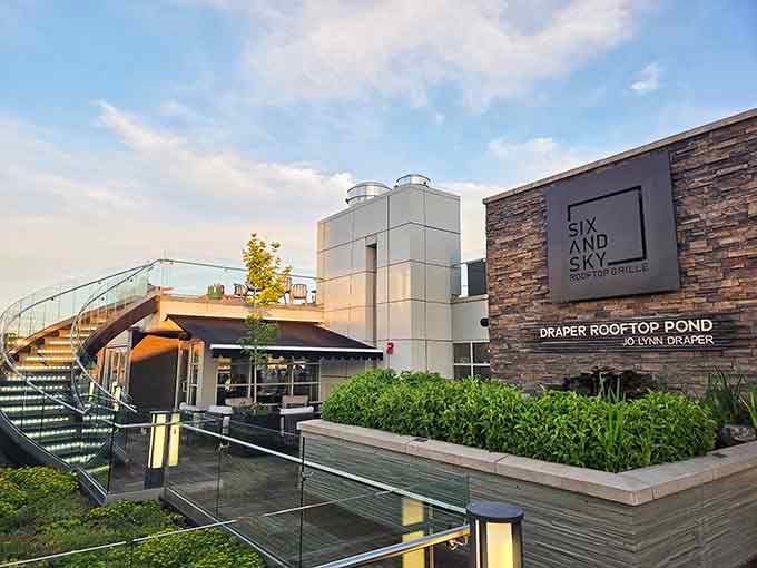 Six and Sky's rooftop setting offers elevated dining experiences without the wallet-crushing bills of coastal cities.