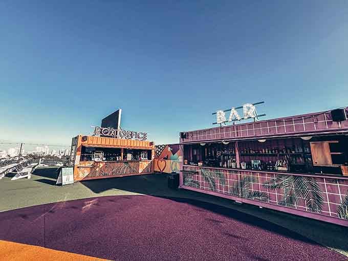 Two bars mean you'll never have to choose between refreshments and your perfect seat location.