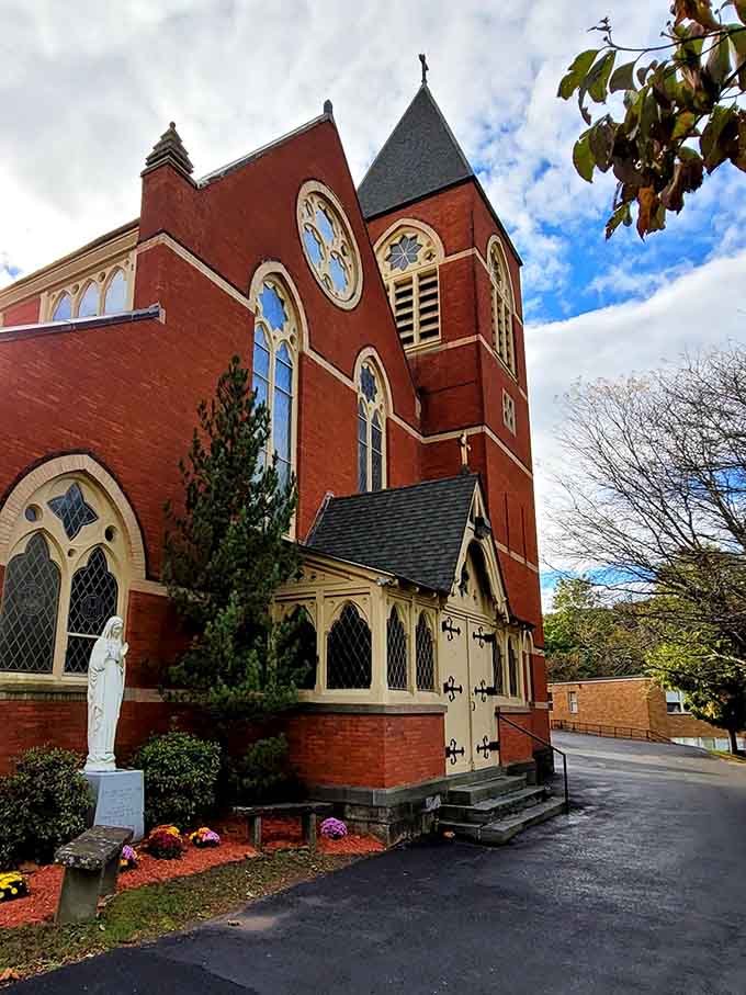 St. Peter's Catholic Church stands as a stunning example of architecture that actually tried to inspire people, imagine that.