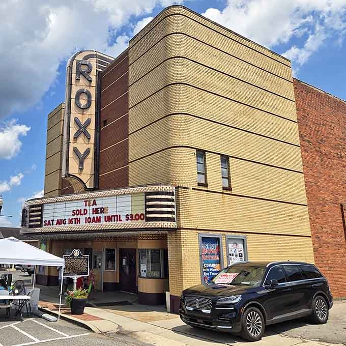 The Roxy Theatre brings classic entertainment to downtown, where movie tickets won't require a second mortgage payment.