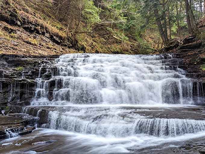 Mother Nature's own water feature, proving she doesn't need a Home Depot to create something absolutely stunning.