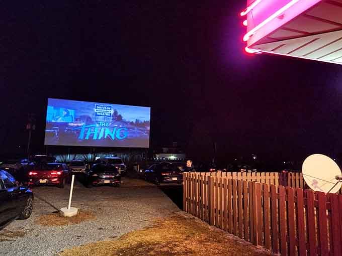 When darkness falls and the screen lights up, the magic begins for another generation of drive-in movie enthusiasts.
