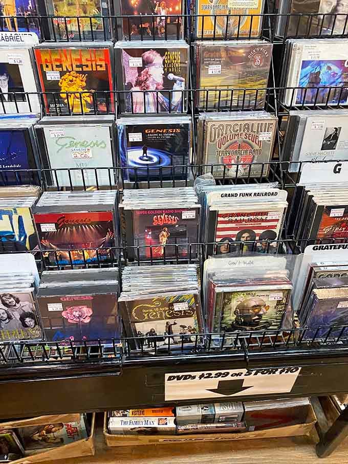 Yes, they've got CDs too, because not everyone's ready to commit fully to the vinyl revolution just yet.