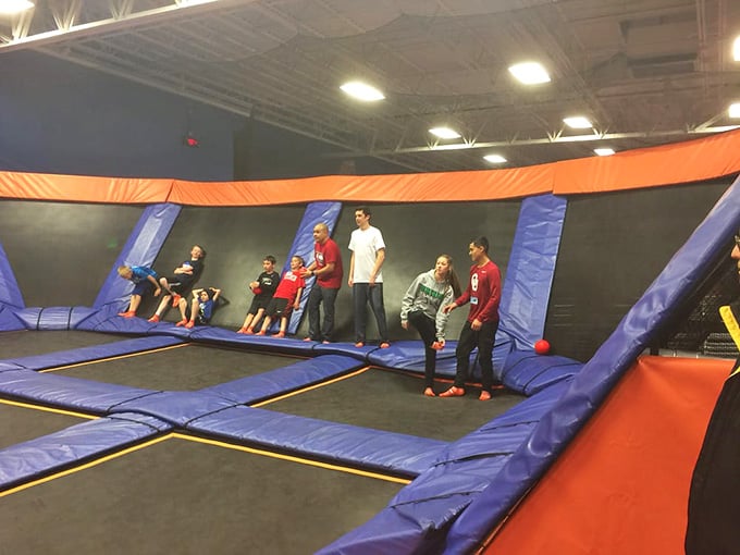 Watch strangers become temporary flying squirrels, united in their quest to defy both gravity and common sense.