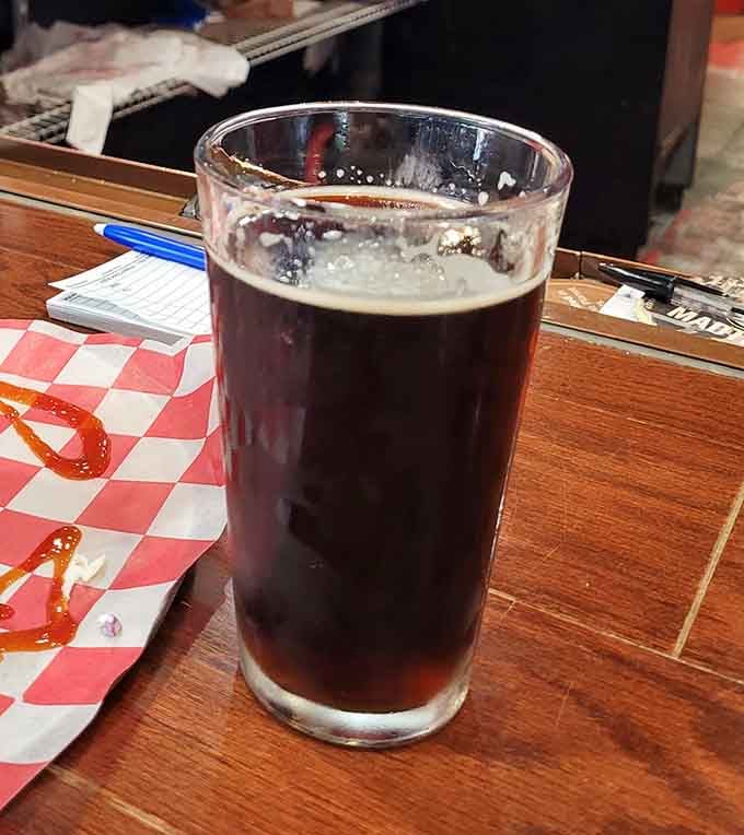 The perfect beer to wash down all that smoky goodness, because hydration is important, folks.