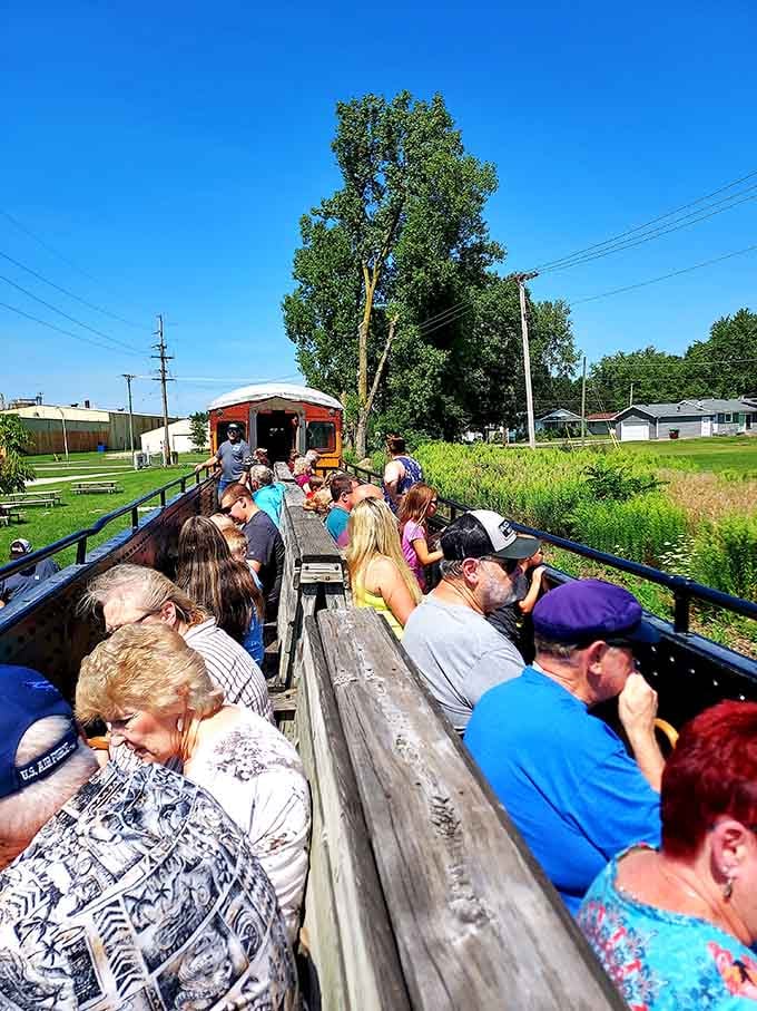 Nothing beats the wind in your hair and unobstructed views from an open-air car on a perfect Michigan day.