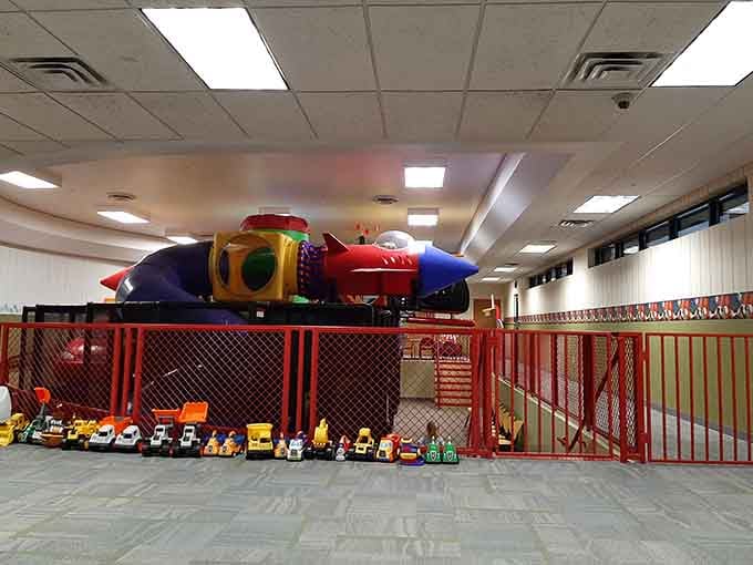 When the weather won't cooperate, this indoor playground keeps the fun going rain or shine, literally.