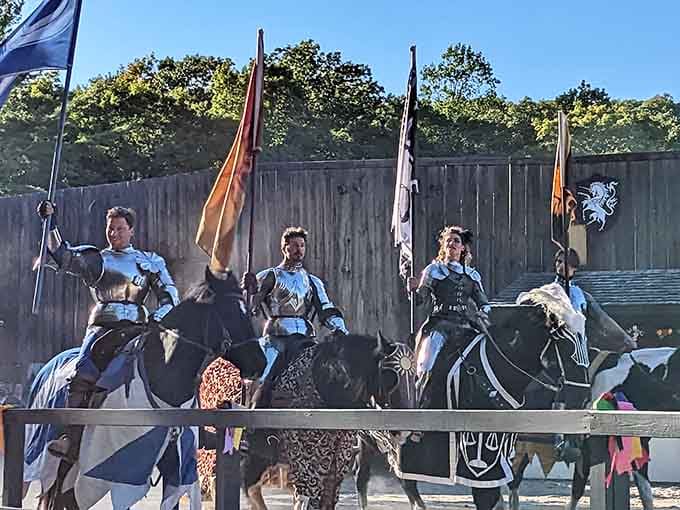 The jousting tournament delivers drama and pageantry that makes your family reunions look downright civilized by comparison.