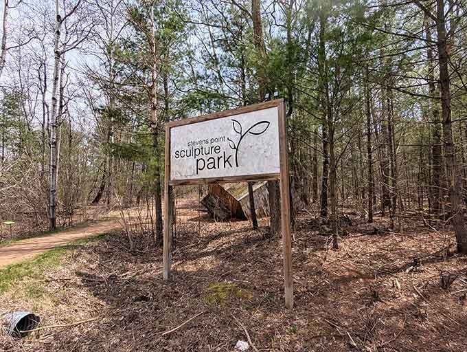 The welcoming sign promises artistic adventures ahead, like a treasure map for the culturally curious among us.