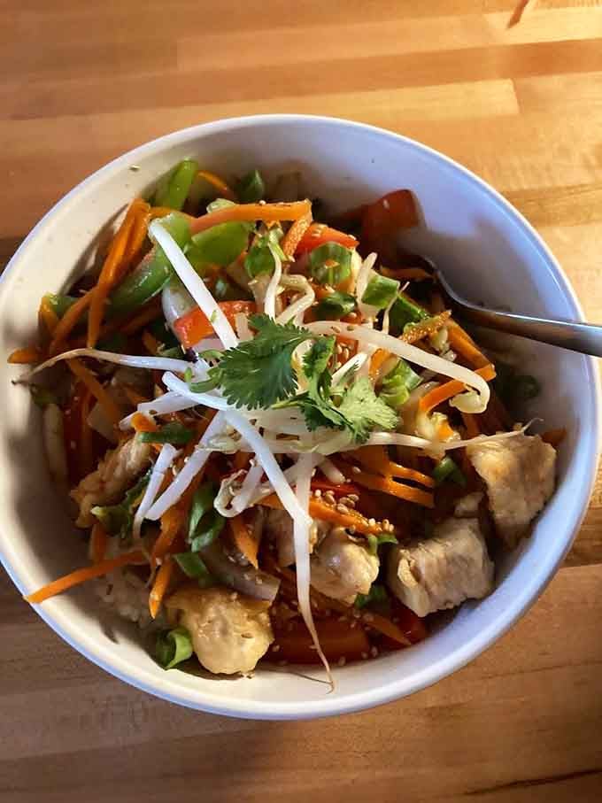 This teriyaki bowl brings together tender protein, fresh vegetables, and flavors that'll transport you to happy places.