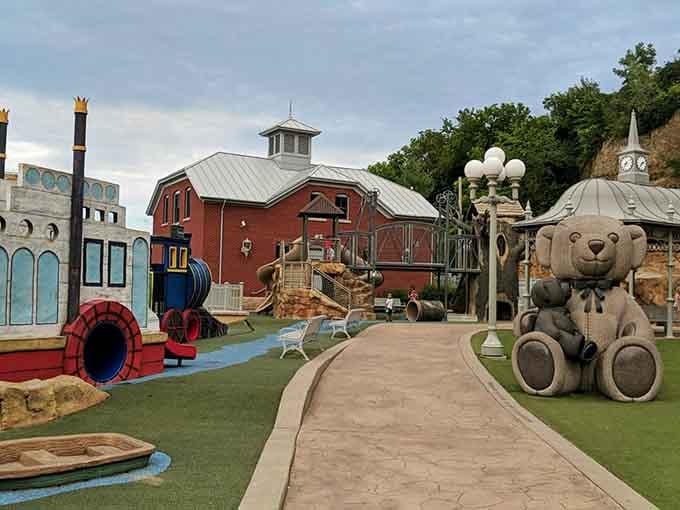 This whimsical playground proves Stillwater caters to treasure hunters of all ages, even the sticky-fingered variety.
