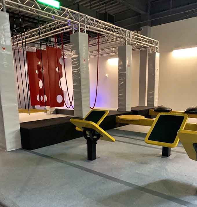 The ninja warrior course where everyone's inner American Gladiator contestant finally gets their moment to shine.