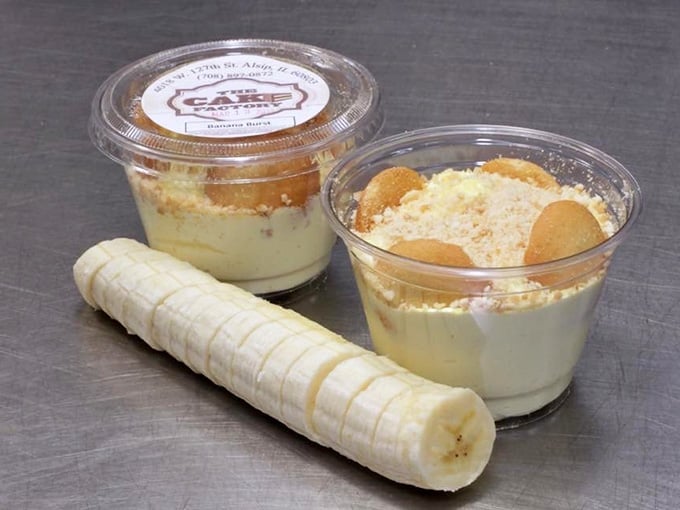 Banana pudding cups that provide the sweet ending your fried fish dinner didn't know it needed until now.