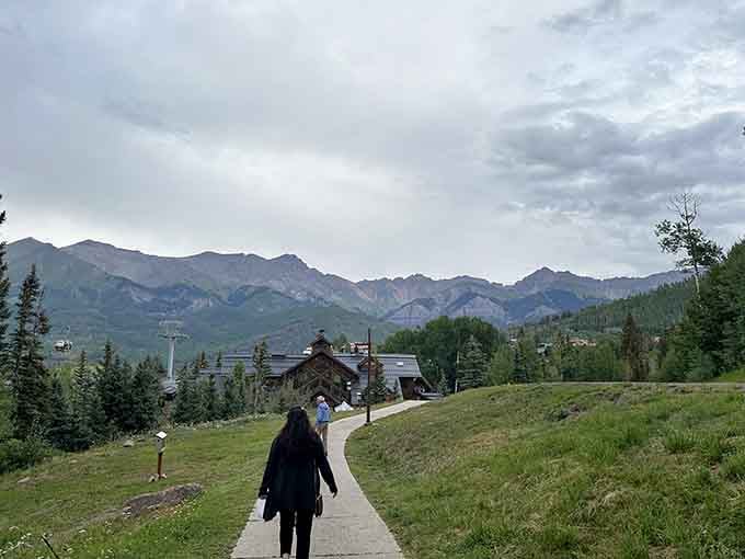 Mountain pathways wind through meadows where wildflowers grow thick and Instagram feeds come alive.