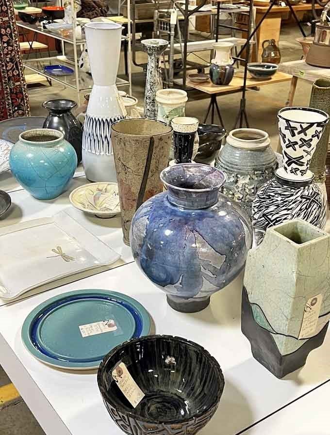 These handcrafted vases and pottery pieces prove that artisans once cared deeply about making everyday objects genuinely beautiful and lasting.