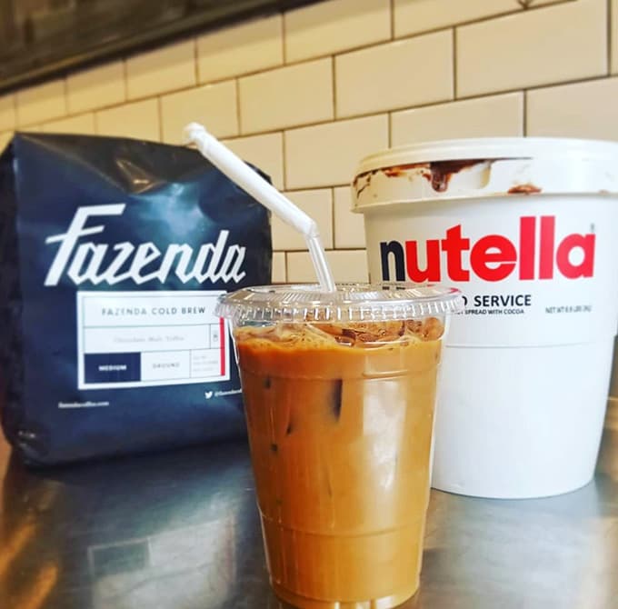 Cold brew meets Nutella in a combination that sounds like a college student's fever dream but tastes like genius.