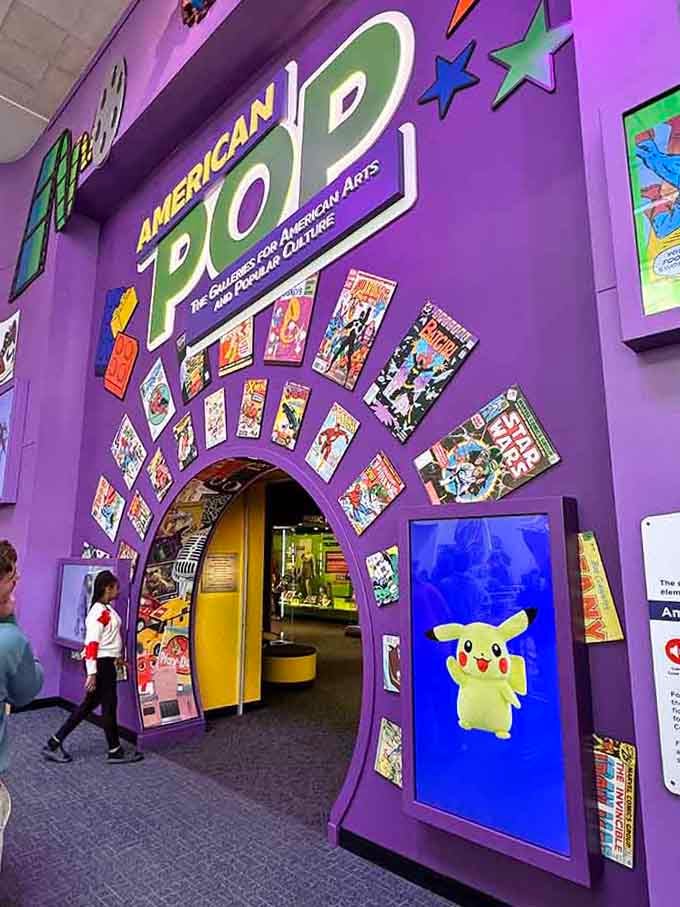 The entrance to pop culture heaven, where Pikachu and nostalgia collide in the most delightful way.