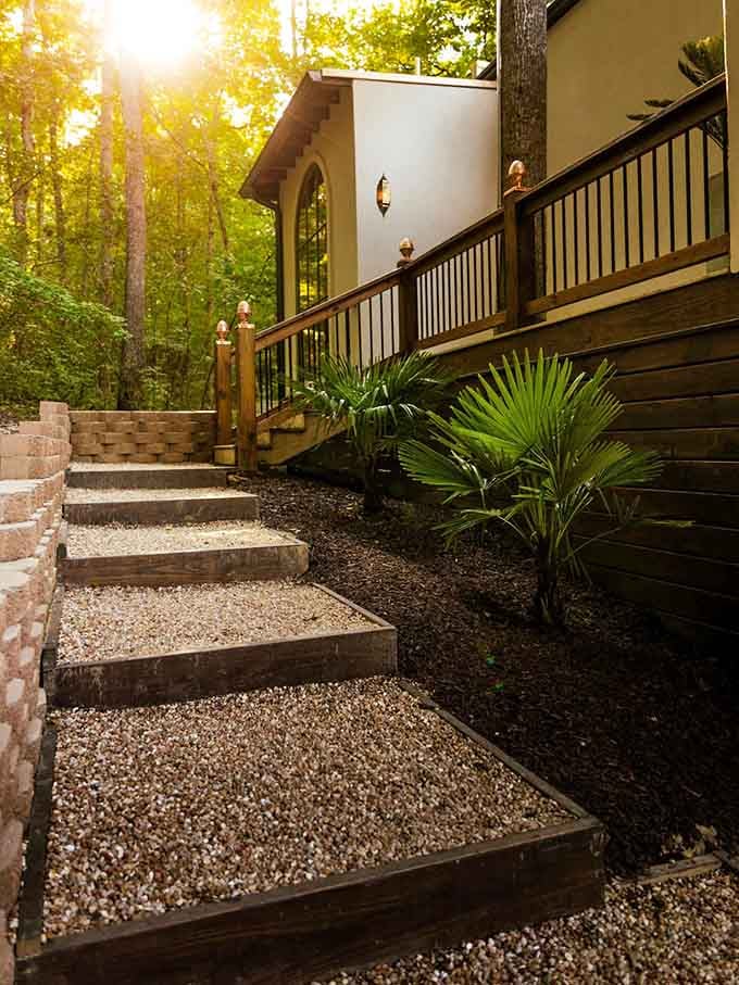 The approach reveals layers of magic, each step bringing you closer to your own private paradise.