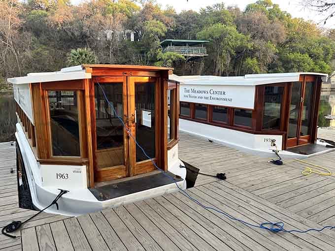 The fleet awaits, like a lineup of time machines ready to transport you to aquatic wonder.