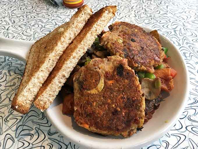 When vegetables get the skillet treatment, even your doctor would approve of this colorful, hearty breakfast creation.