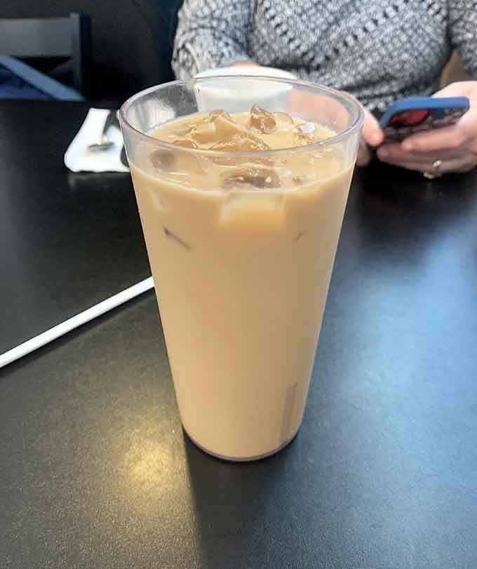 Iced coffee that's smooth, refreshing, and exactly what you need to wash down all those carbs.