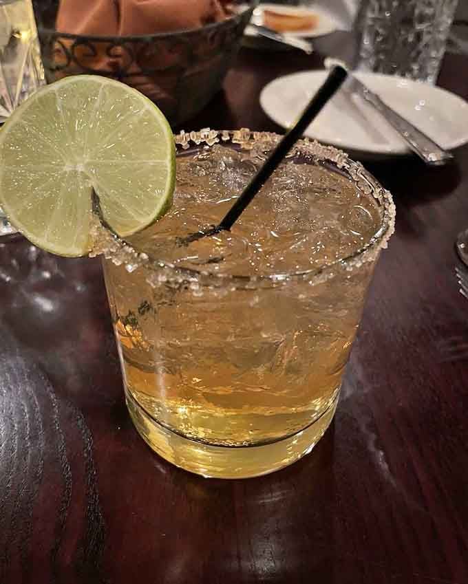 A perfectly salted margarita that's as refreshing as finding shade on a Phoenix summer afternoon, honestly.
